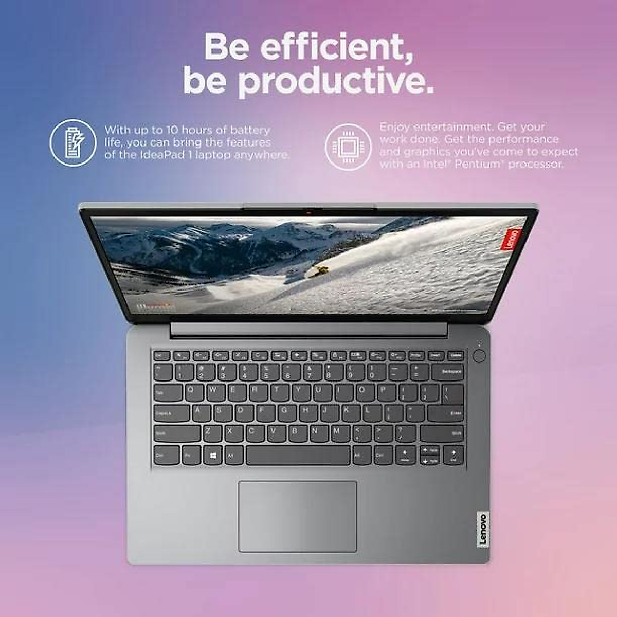 lenovo Newest IdeaPad Laptop, 14.0" HD Display,Intel Pentium N5030, 4GB DDR4 RAM, 256GB Space (128G emmc+128G Card), 1-Year Office 365, Webcam, HDMI, WiFi 6, Bluetooth, Windows 11, Cloud Grey, JVQ MP