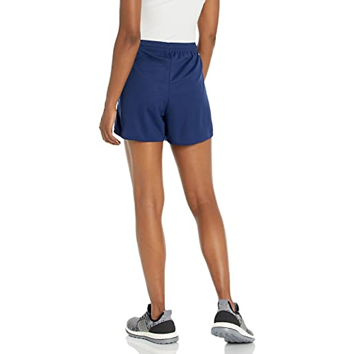 adidas Women's Tall Size Parma 16 Shorts, Dark Blue/White, X-Large/Long