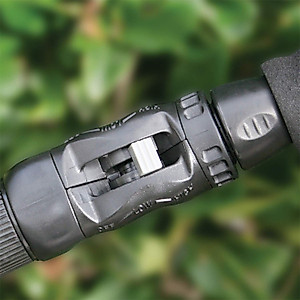 Carrand 93089 Flow-Thru 10" Wash Brush with 68" Aluminum Extension Pole , Black