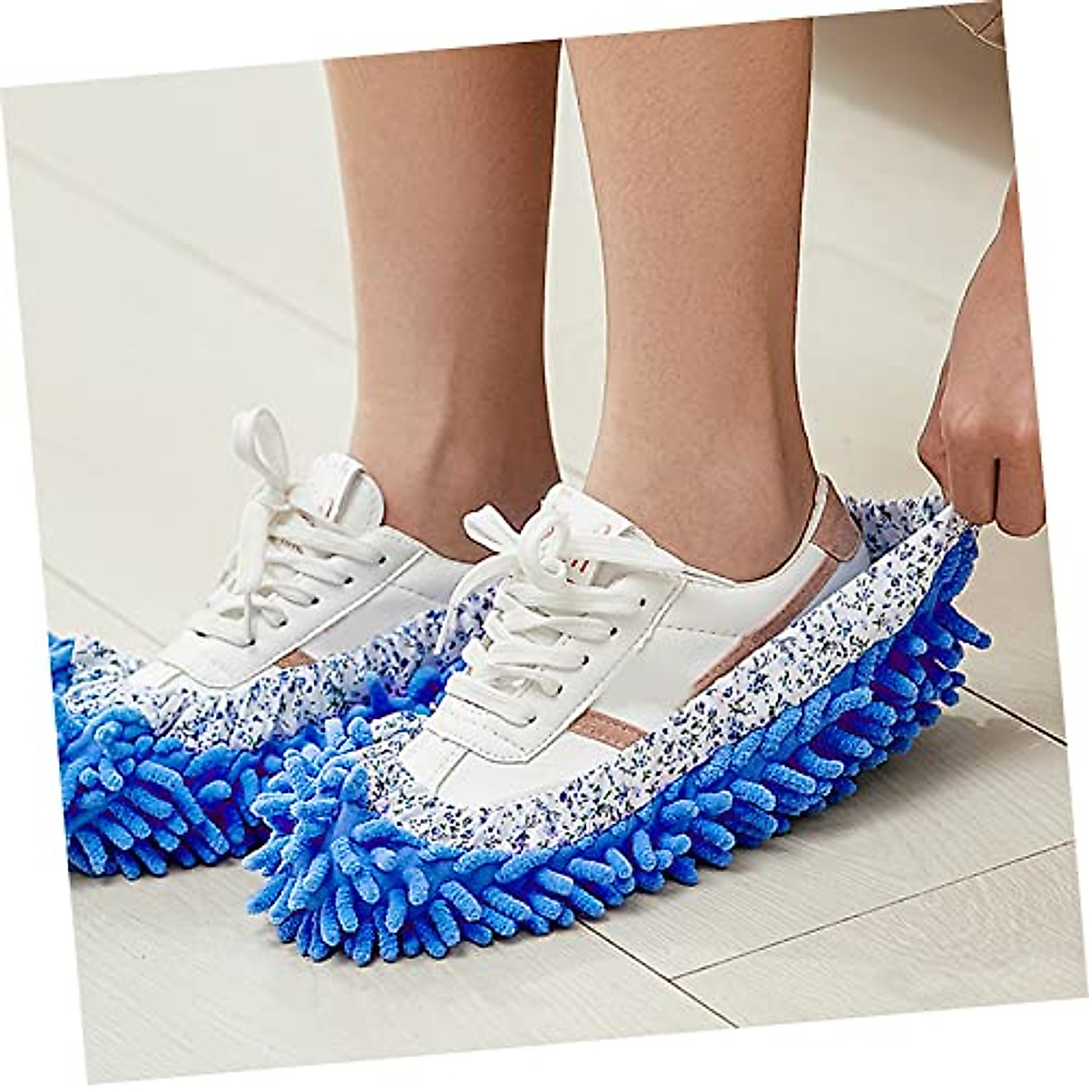 Healeved 10pcs Mop Head Cover Floor Mops Cleaning Mops Household Cleaner Dust Duster Slippers Mop Cover Lazy Mop Slippers Foot Cover for Floor Polishing Mop Slipper Shoes Cover Dust Mop