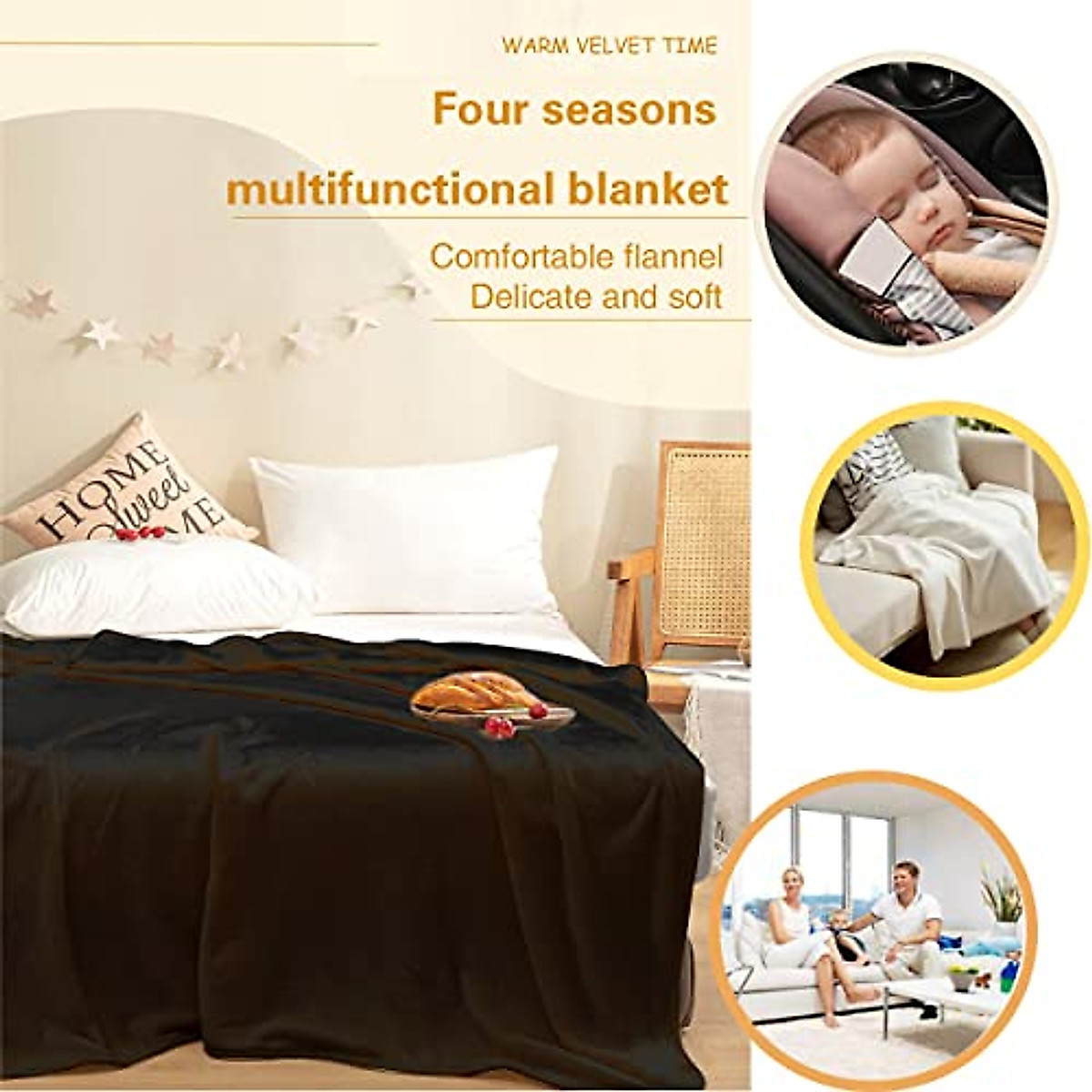 Soft Throw Blanket Poster Cover Demo Bats Tentacles Cozy Fuzz Fleece Flannel Air Conditioning Quilt Bed