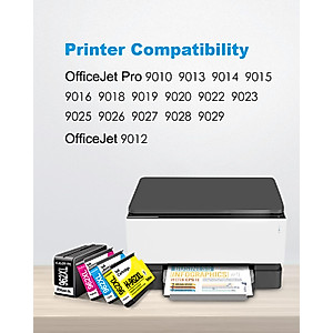KALOKING Remanufactured Ink Cartridges Replacement for HP 962XL 962 XL for OfficeJet Pro 9010 9015 9018 9025 Printer (1 Black 1 Cyan 1 Magenta 1 Yellow, 4P combo Pack)