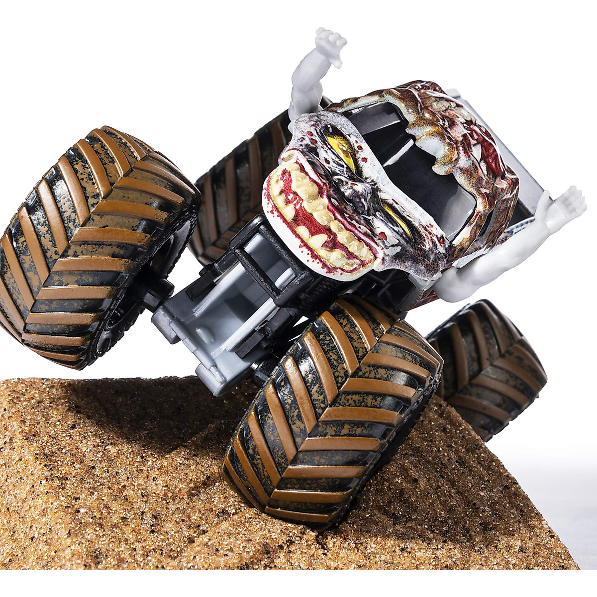 Monster Jam, Zombie Monster Dirt Starter Set, Featuring 8oz of Monster Dirt and Official 1:64 Scale Die-Cast Truck