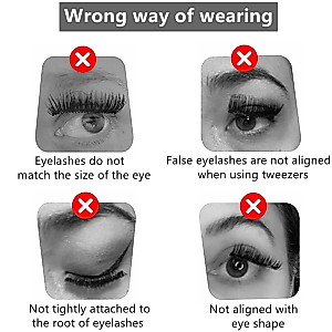 Dual Magnetic Eyelashes Natural Look, Magnets False Eyelashes No Eyeliner or Glue Needed, Reusable Magnetic Lashes 3D Extension Kit, 4 Pairs Soft Magnetic Fake Eye Lash for Women Makeup with Applicator