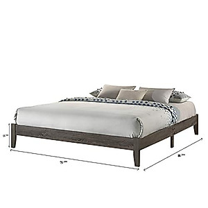 Crown Mark Skyler Platform Bed Frame, California King