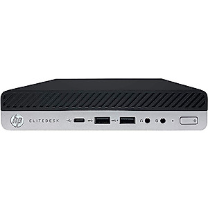 HP EliteDesk 800 G5 Mini (Latest Generation) Intel Core i5-9500 9th Gen (Six Core, 3.0Ghz) 8GB DDR4 RAM 256GB PCIe SSD Intel AC WiFi Windows 10 Professional (Renewed)