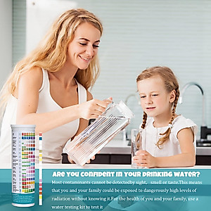 Water Testing Kits for Drinking Water, 125 Home Tap and Well Water Test Strips with Hardness, pH, Lead, Iron, Copper, Chlorine, and More