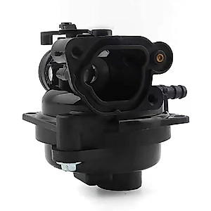 Hippotech 799583 Carburetor Replacement for Briggs 593261 595656 591979 Engines 450E 500E 550E 550EX Series 125cc 140cc Lawnmower with 595663 Air Filter Base 799579 Air Cleaner Foam Filter Kit