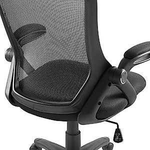 Modway Assert Mesh Adjustable Swivel Computer Desk Office Chair In Black
