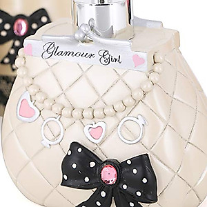 5pcs Bathroom Accessory Set - Tumbler, Soap Dish, Liquid Soap Dispenser, Toothbrush Holder-Girl Gifts