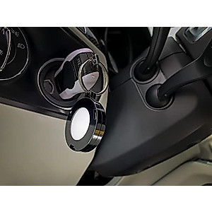 All Aluminum Case Compatible with Apple Airtag 2021, Protective Ultra-Durable Case for Airtags Holder, Includes Key Ring, CNC Keychain Accessories Anodized Finish (Black)