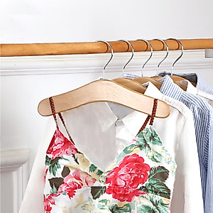 20pcs Baby Wooden Hangers, 9.44" Toddler Kids Wood Hangers,Children Wooden Hangers,Pet Clothes Hangers