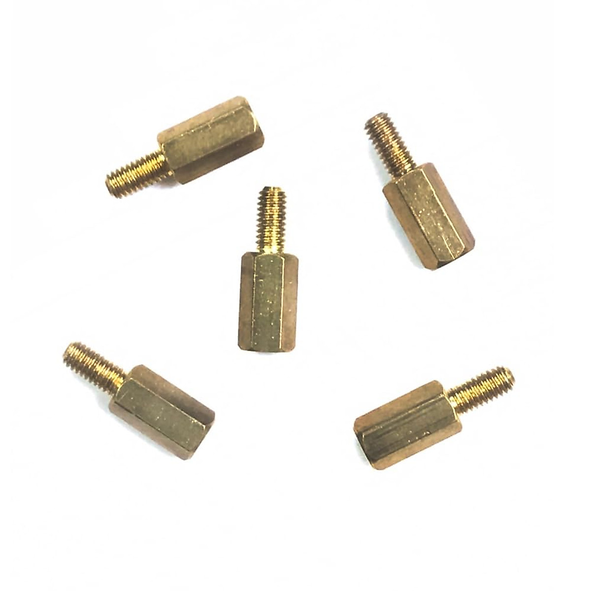 Akust Brass Jack Screw Standoffs M3 15mm Length 50 PCS