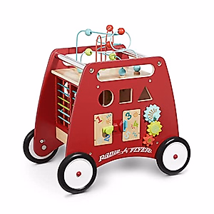 Radio Flyer Deluxe Push & Play Cube Walker, Walker Toy for Ages 1-3