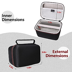 L LTGEM Baby Monitor Travel Case for VTech/Infant Optics DXR-8 PRO Baby Monitor - Hard Protective Carrying Storage Bag