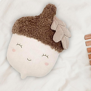 MON AMI Nutty Acorn Stuffed Plush Décor Pillow – 14”, Soft & Squishy Acorn Stuffed Animal Toy & Decor, for Kids of All Ages