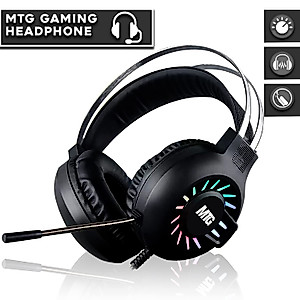 TechMagnet Gaming PC Desktop, Intel Core i7, Siwa 8, GT 1030 4GB DDR4, 16GB RAM, 240GB SSD + 2TB HDD, New MTG 24 Inch Monitor, RGB Kit, Wi-Fi, Windows 10 Pro (Renewed)