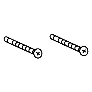 Moen 93455 Commercial Escutcheon Screws, Torx for Posi-Temp & Moentrol 1 Handle Tub/Shower, Chrome