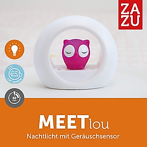 Zazu Kids LOU Voice Activated Nightlight Lamp (Pink)