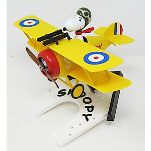 Atlantis Peanuts Snoopy and Sopwith Camel Aircraft Snap Model Kit | Snoopy Toys