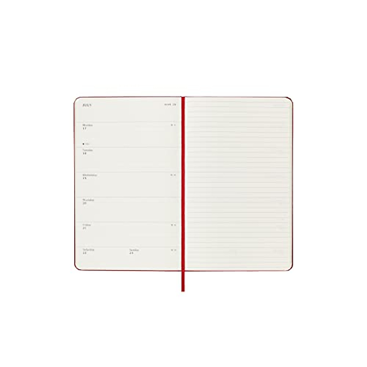 Moleskine Limited Edition Le Petit Prince 12 Month 2023 Weekly Planner, Hard Cover, Large (5" x 8.25"), Rose