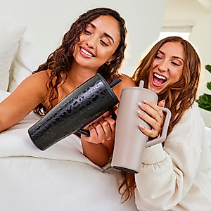 Brumate Era Mocha 30 oz (880 ml) Vacuum Straw Tumbler, With Wrapping, Ice Will Remain Even After 24 Hours! Incredible Cold Retention, Locking Lid That Won't Leak Even Upside Down, Brown