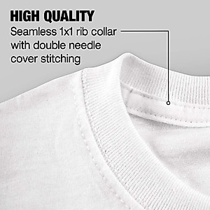 Emporia State University Official Stacked Unisex Adult T-Shirt, White, Large