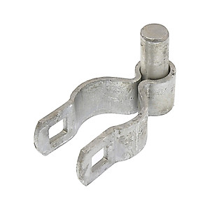 Pressed Steel Chain Link Fence Post Hinge w/Bolt - (2 Pack) (1-3/8" x 5/8")