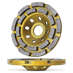 Ace-Tools Concrete Grinding Wheel 4 1/2 for Angle Grinder, 4.5 inch Concrete Grinder Wheel for Grinding Concrete,Cement, Masonry Stones, Granite and Marble,18 Segment Diamond cup wheel 7/8" Arbor Hole