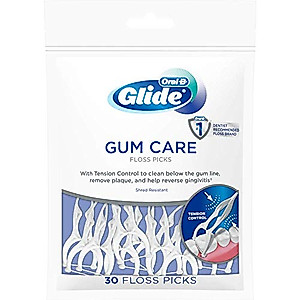 Oral-B Glide Floss Picks-30 count (Pack of 6)