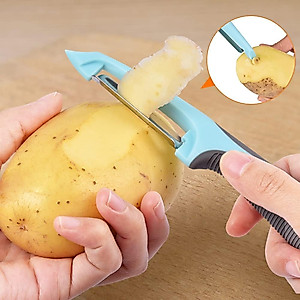 Vegetable Peeler,5PCS Stainless Steel Y Peelers for Kitchen,Veggie Peeler for Orange Potato Apple Carrot Fruit