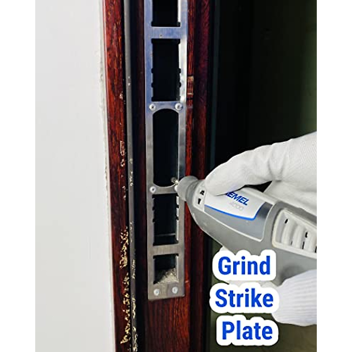 Mars-Rock Carbide Burr Set Compatible with Dremel 1/8" Shank 20PCS Die Grinder Rotary Tool Rasp Wood Carving Bits Accessories Attachments Metal Grinding Engraving Cutting Trimming Porting Double Cut