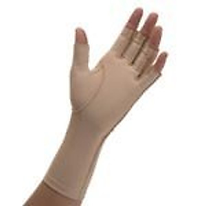 Edema Glove, Over Wrist, 3/4 Finger, Size: M, Left