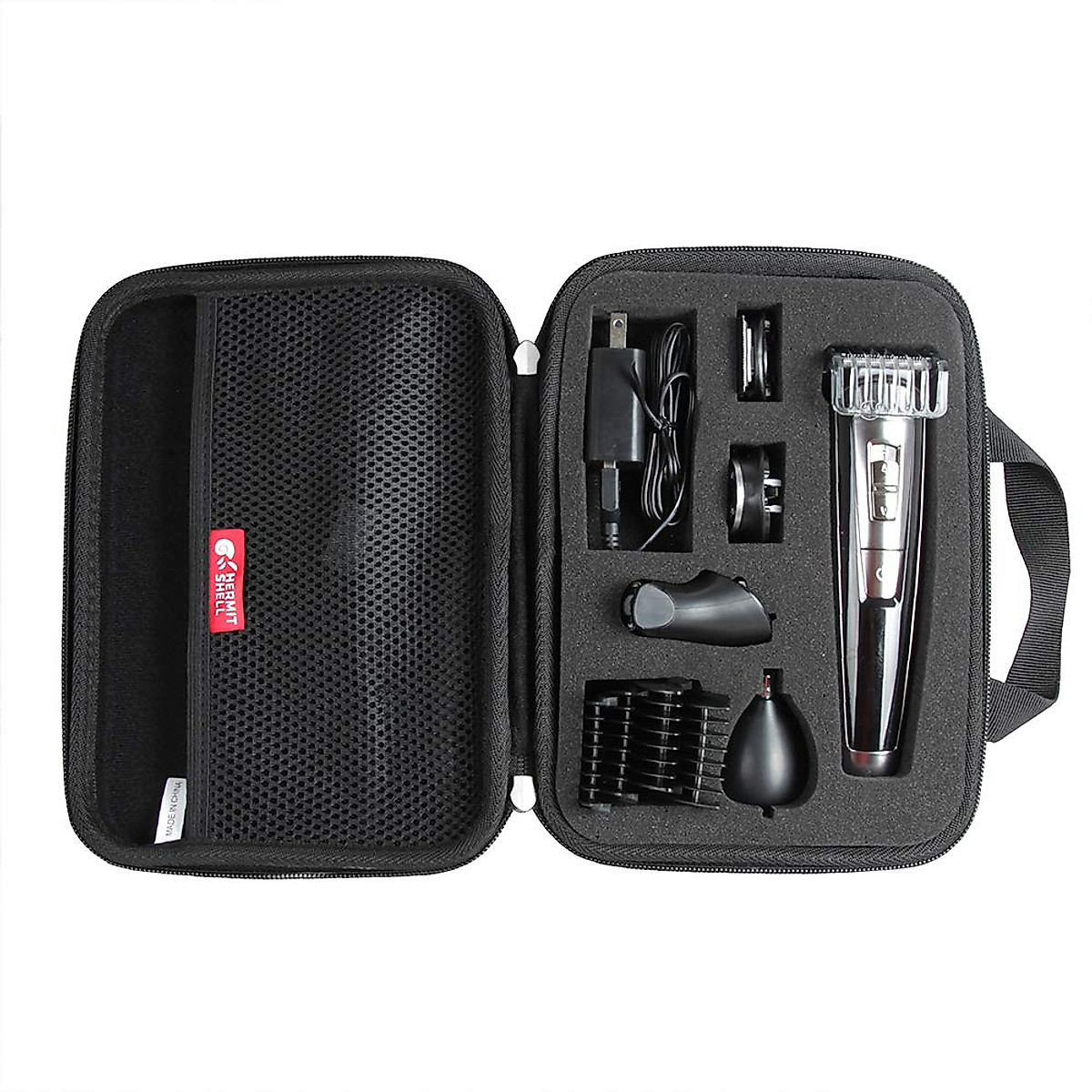 Hermitshell Travel Case for HATTEKER Hair Clipper Beard Trimmer Kit Waterproof USB Rechargeable 5 In 1