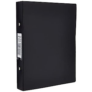 Rexel A5 Ring Binder, Black, 25 mm 2 O-Ring Diameter, Budget, 13428BK