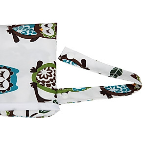 Sigzagor Baby Diaper Changing Mat Portable Foldable Washable Compact Travel Nappy Waterproof Play Mat 30inx18.5in,77cmx47cm (Owl)