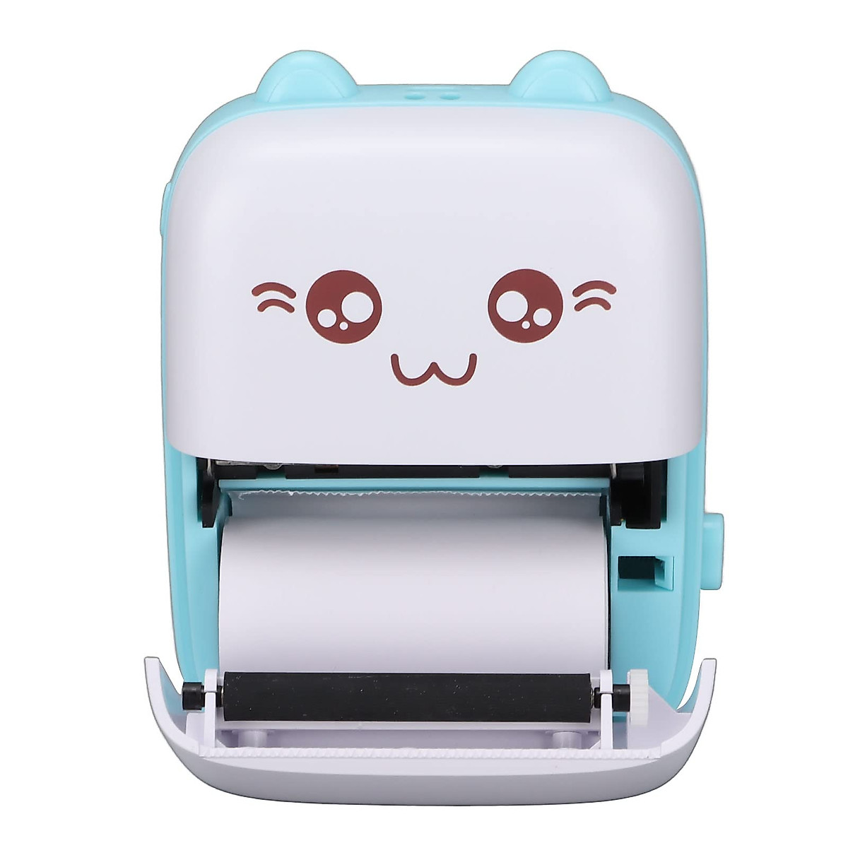 Luqeeg Inkless Label Printer, Portable Mini Thermal Printer with 200DPI High Hesolution, Bluetooth Label Printer for Shipping Packages, Sticker Maker Machine for Work Plans, Notes, Memos(Blue)