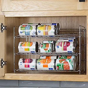 Better Houseware 1448.6 Can Rack Organizer, Chrome