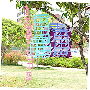 Abaodam 4 pcs Laundry Drying Rack Clothes Storage Organizer Drying Dish Rack Pillow Hook quagsire Plush plushes Balcony Rack Pillow Rack Drying net Plush Pillow Shelf Baby Drying line