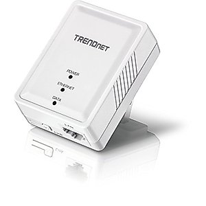 TRENDnet Powerline 500 AV Nano Adapter, TPL-406E, Includes 1 x TPL-406E Adapter, Cross Compatible with Powerline 600/500/200,Windows 10, 8.1, 8, 7, Vista, XP, Ethernet Port, Plug & Play Install White
