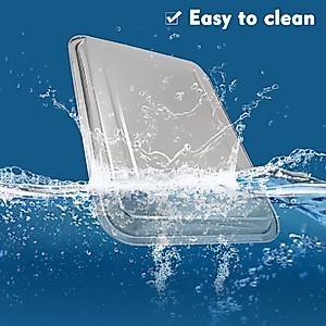 Tattoo Stainless Steel Tray - Rayyl 2 Pack Stainless Steel Tattoo Trays 13.5'' X 10'' Piercing Instrument Tray Tool Flat for Tattoo Kits Tattoo Supplies (2pcs)