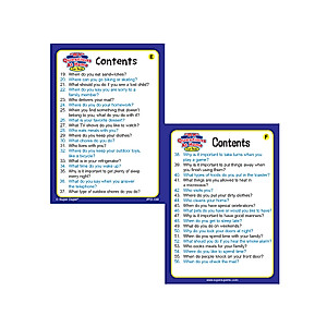 Super Duper Publications | WH Questions at Home Fun Deck | Communication and Social Skills Flash Cards | Educational Learning Products for Children