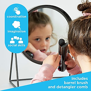 Casdon Dyson Corrale Styling Set | Safe Toy Straighteners for Children Aged 3 Years & Up | Features Realistic Lights & Sounds!