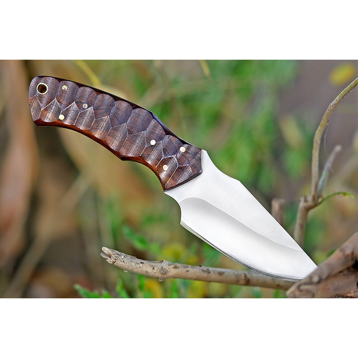 Handmade 1095 Carbon Steel Hunting Knife With Sheath Fixed Blade Camping,Outdoor knifes Bushcraft Skinner Knife For Men