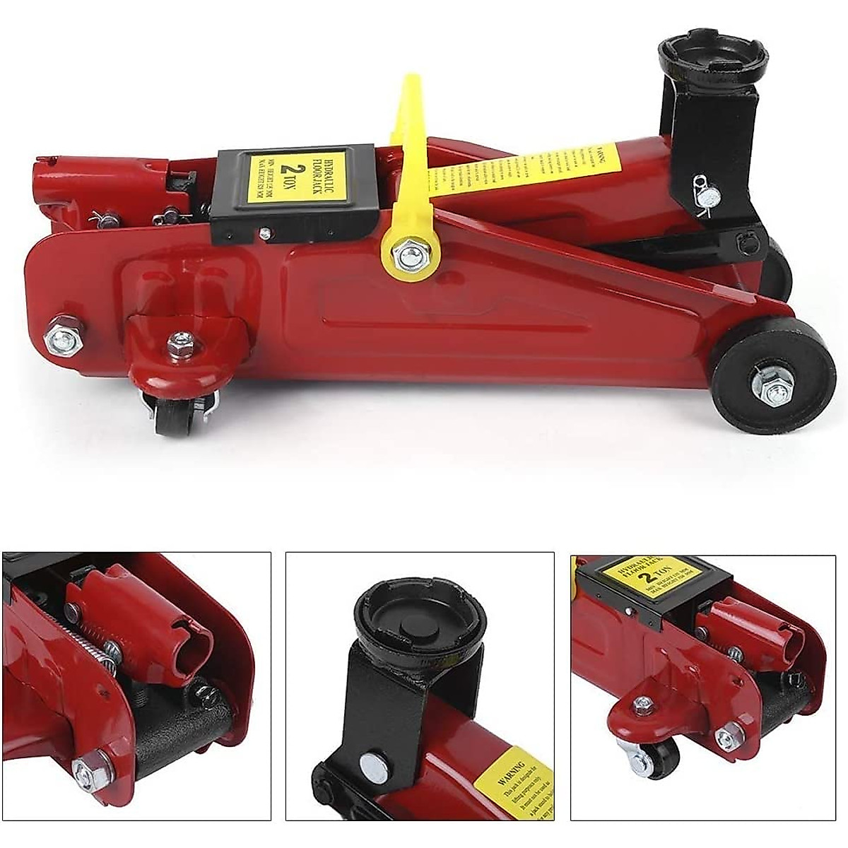 Car Jack Hydraulic, 2 Ton Floor Jacks Portable Auto Car Lifting Repair Tire Replacing Tool for Car Van Garage