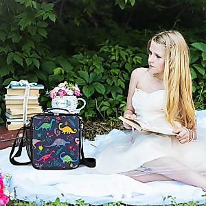 Pardick Colorful Dinosaurs Cute Flower Meal Holder