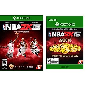 NBA 2K16 Game + 75,000 VC - Xbox One