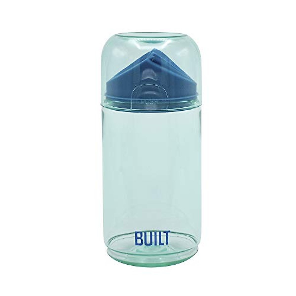 BUILT 12 Ounce Tidbit On The Go Snack Container Blue Tint 5269892