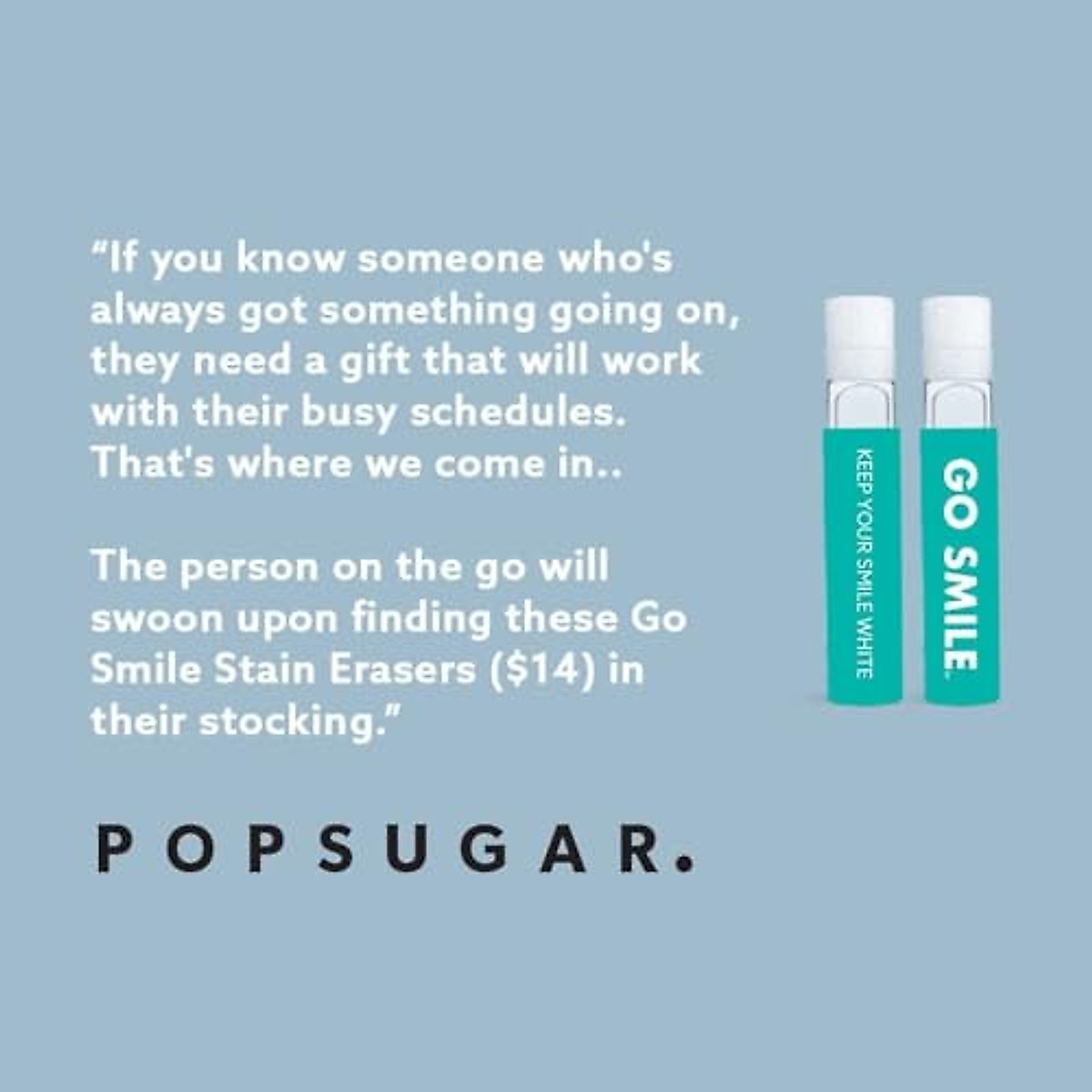 GO Smile Teeth Whitening Stain Erasers, (28 Single-use, applicators), On-The-Go Instant Teeth Cleaning, removes Coffee, red Wine and Tea Residue from Teeth Before Stains Set in, Mint Flavored