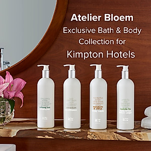 Atelier Bloem Hair Care Set with Oolong Tea Shampoo and Geranium Conditioner - Kimpton Hotel Collection - 16 oz. Bottles